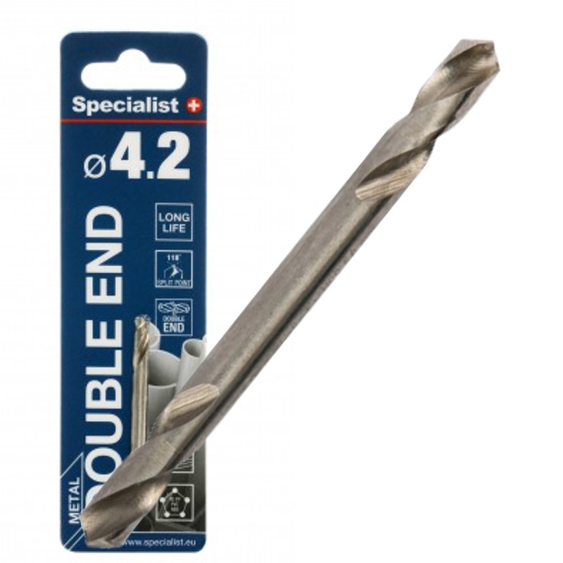 SPECIALIST+ double-ended metal drill bit HSS, 4.2 mm | Specialist.eu